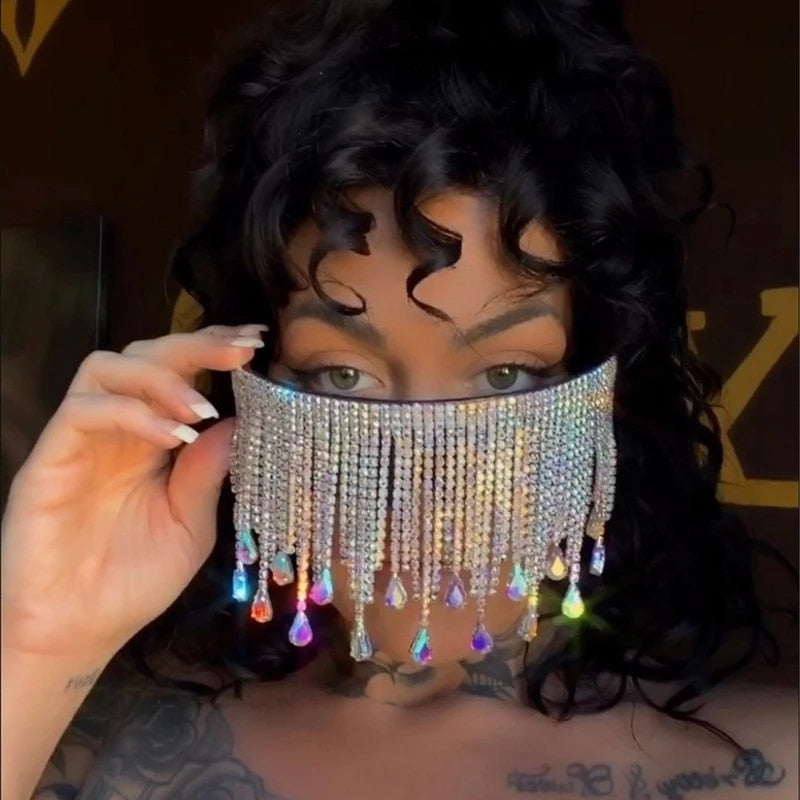 Diamond Tassel Shield Sunglasses – Weeknd Shop Online